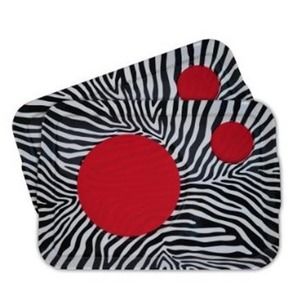Lapper | Dining | 2pack Nonslip Dinner Trays In Zebra Print | Poshmark